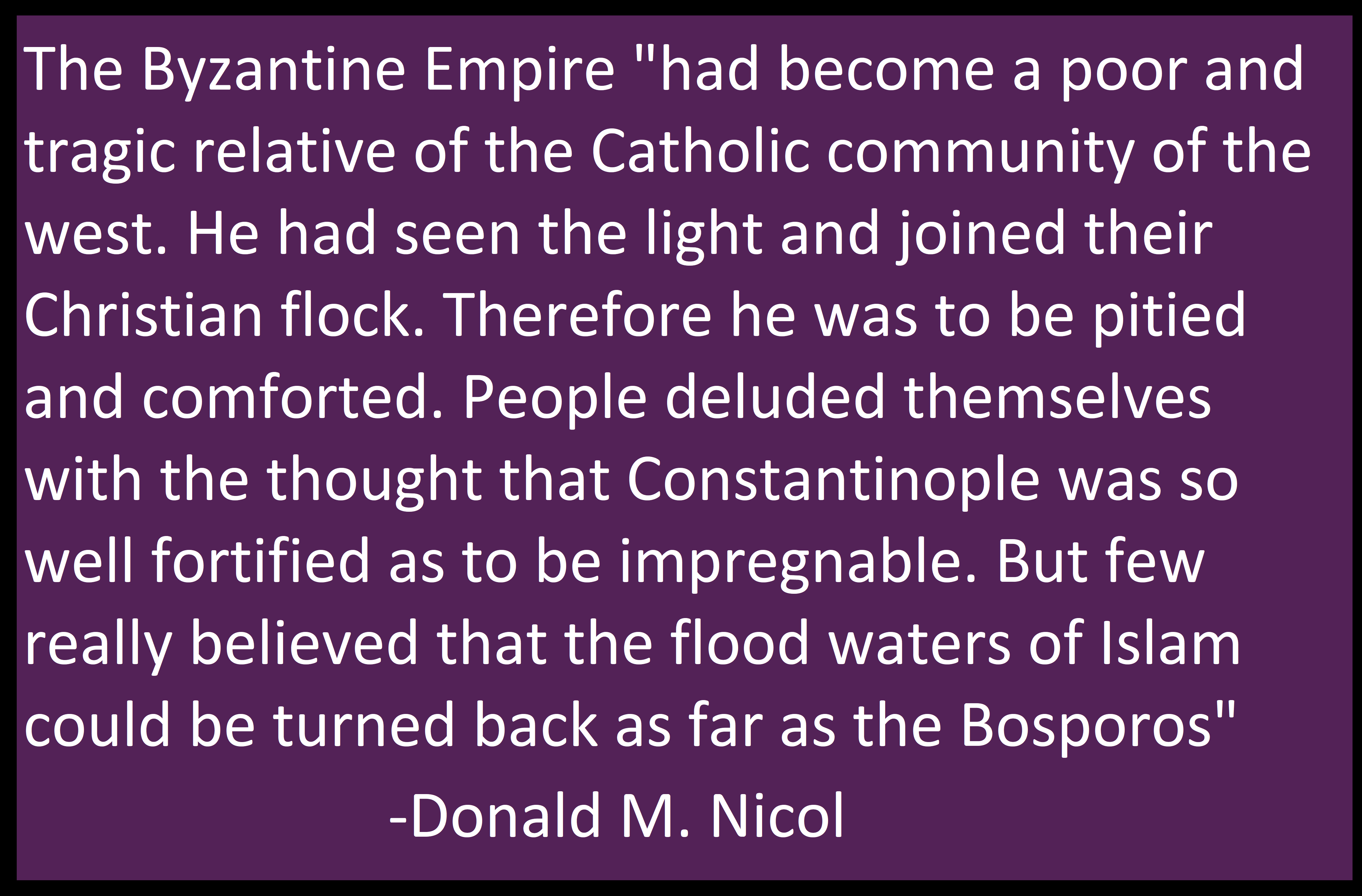 Fall of Constantinople