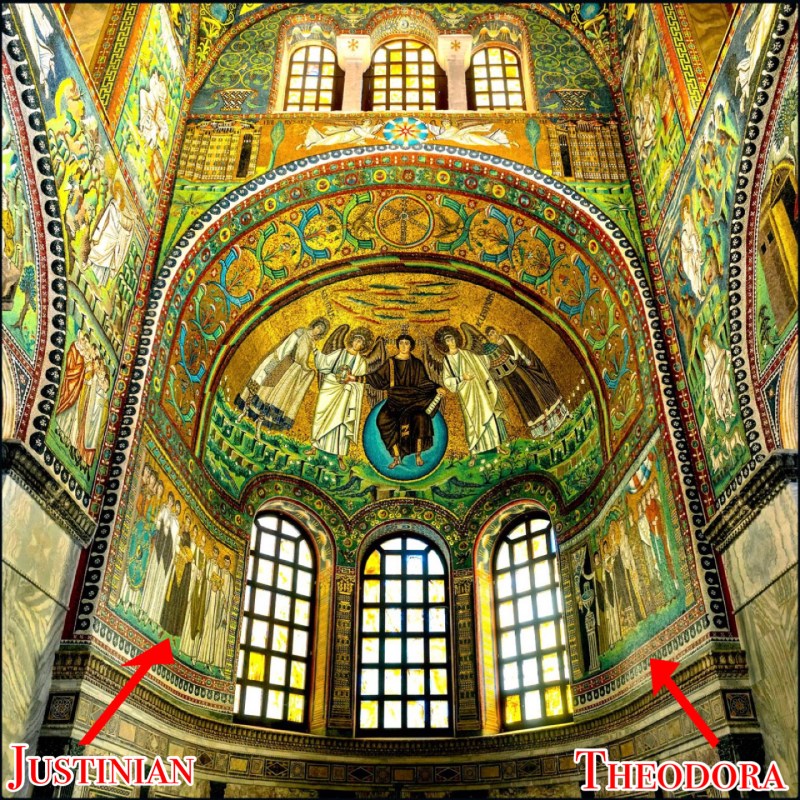 Justinian Mosaic (San Vitale)