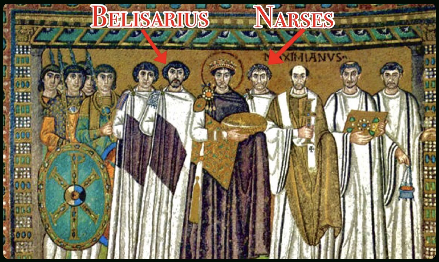 Justinian Mosaic (San Vitale)