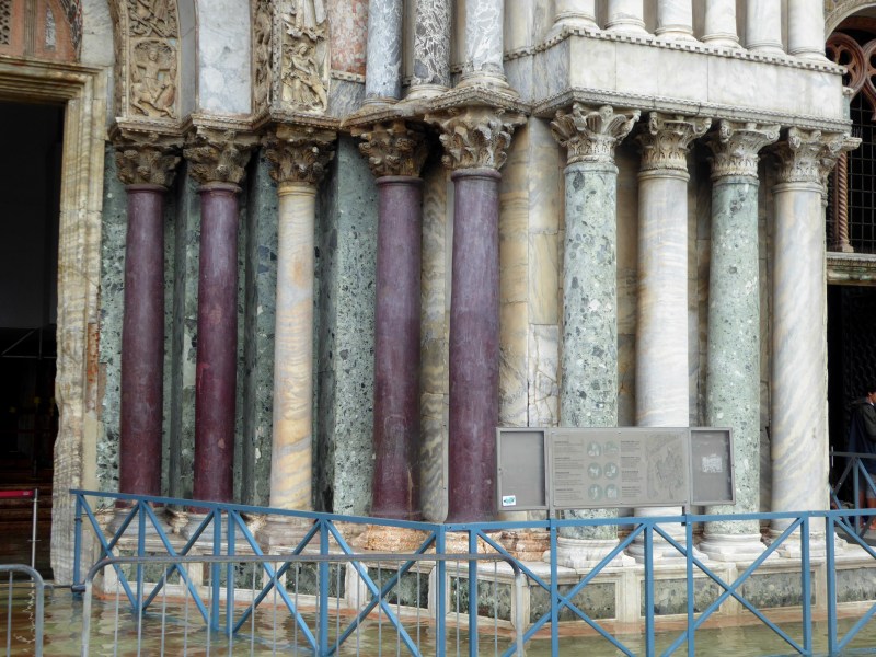 Byzantine spolia on the exterior of St Mark’s Basilica (Venice)