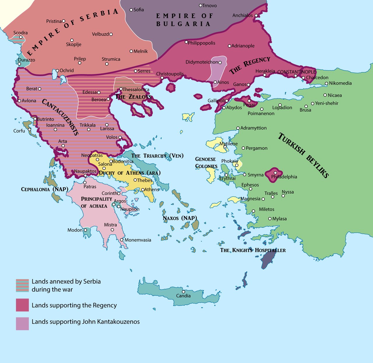 The Alliance of John Kantakouzenos and Umur Bey in the Civil War of ...